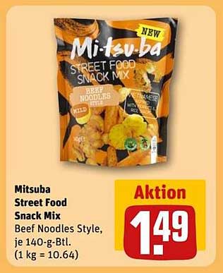 Mitsuba Street Food Snack Mix Angebot bei REWE Center - ProspektGuru.de