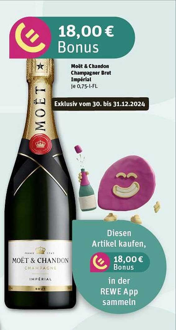 Moët & Chandon Champagner Brut Impérial Angebot bei REWE
