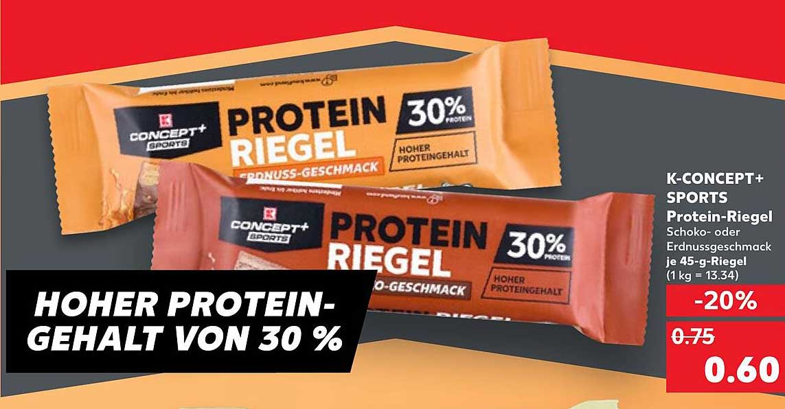Protein Riegel Angebot bei Kaufland
