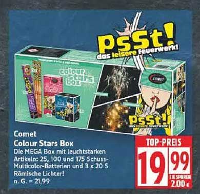 Comet Colour Stars Box Angebot bei Edeka - ProspektGuru.de