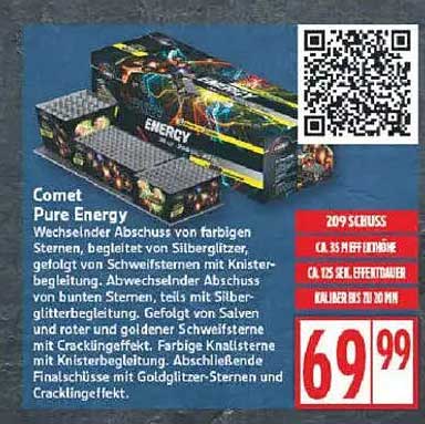 Spannende Comet Pure Energy Bilder