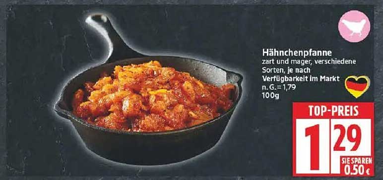 Hähnchenpfanne Zart Und Mager, Verschiedene Sorten, Je Nach ...