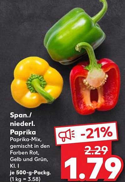 Paprika, Rot Angebot bei Edeka - ProspektGuru.de